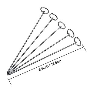 HSimple Air Fryer Rack XL Air Fryer Accessories Set Of 2, Double Layer Rack with Skewer, Stackable Metal Holder