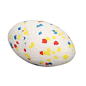 Ikunde Dog Color Rugby Toy Bite Resistant Teeth Grinding High Bouncing Power Interactive Floating Dog Chew Toy Balls