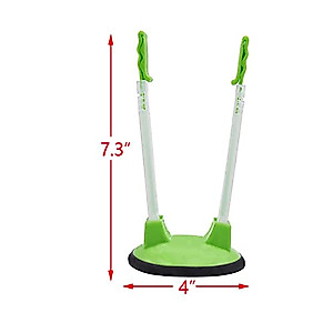 2 Pack Baggy Rack Holders for Food Prep Bag Holder Stand, 1 Pack Bamboo Dish Drying Rack Stand Drainer Storage Holder Organizer and 3 Pack Reusable Food Storage Bags, yamesu 6-Piece Kitchen Gadgets