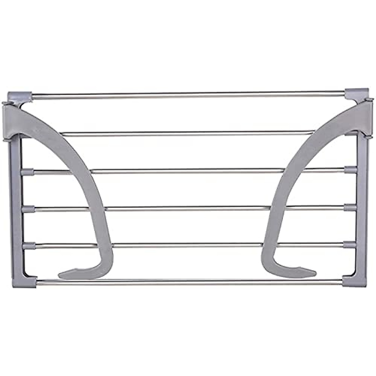 ZyHMW Clothes Airer Radiator Folding Airer Radiator Towel Holder Clothes Dryer Drying Rack Rail Install Onany Radiator in Any Room，Folding Airer (Color : Gray) (Color : Gray)