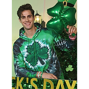 Arvilhill Irish St Patrick's Day Shamrock Funny Green Sweatshirt St Paddys Day Shirt XXL