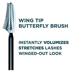 L'Oreal Paris Voluminous Butterfly Mascara, Waterproof, Black, 0.22 Fl. Oz., 1 Count