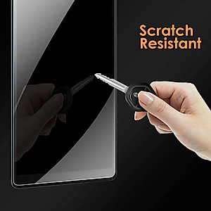DETUOSI 2 Pack Tablet Screen Protector [9.25 * 6.5" / 235 * 165mm] Tempered Glass Film 【compare size of Tempered Glass Film with Size of your Tablet】