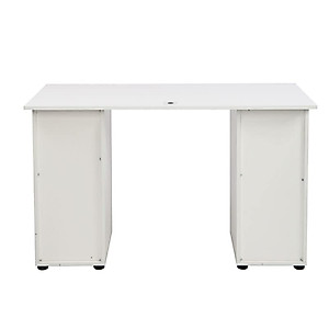 CZDYUF Door Four Drawer Computer Desk White