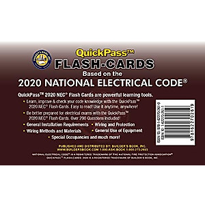 National Electrical Code QuickPass Flash-Cards Based On The 2020 NEC