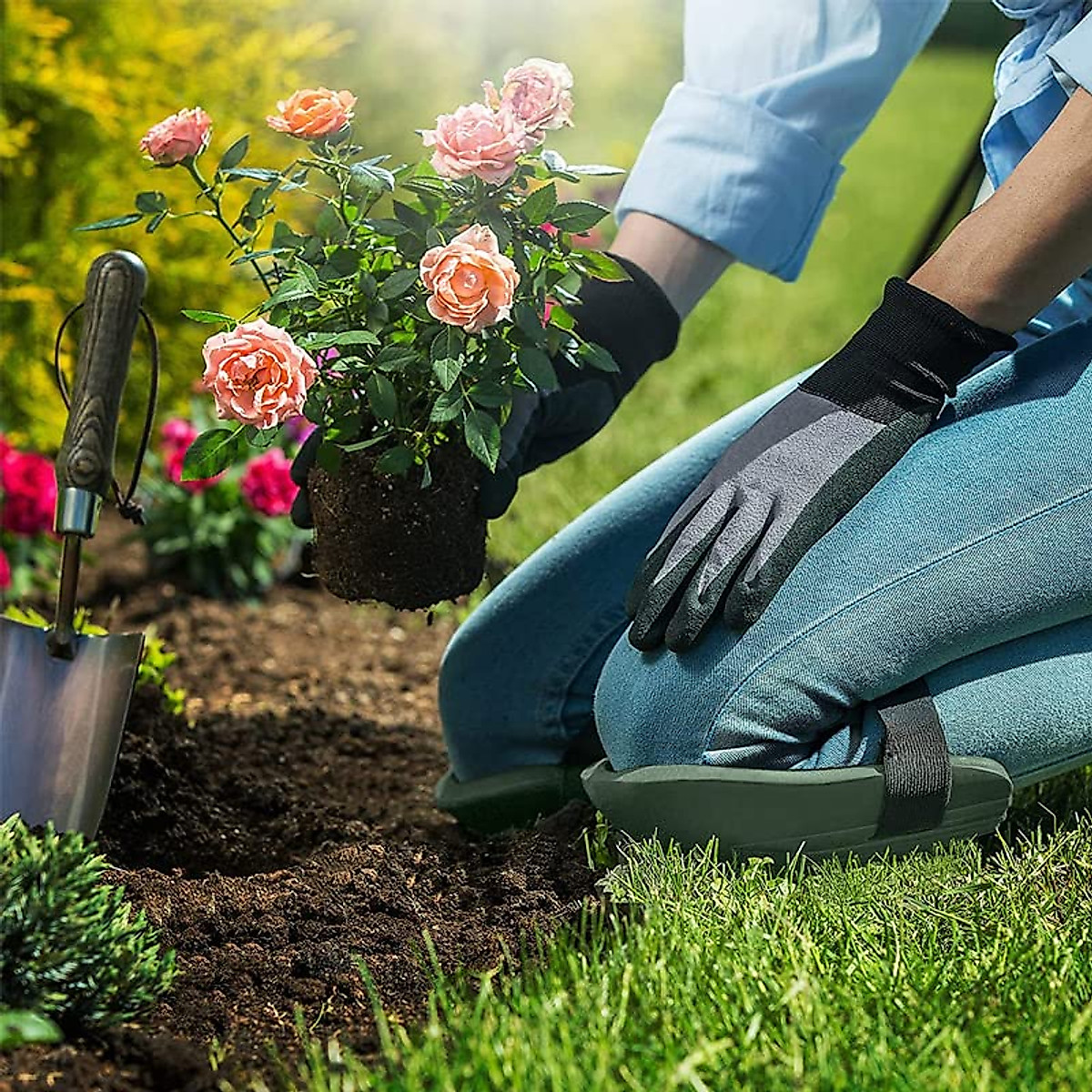 Ximimark 2 PCS Construction Soft Foam For Knee Protection EVA Knee Pads Protector Cushion Protective Gear Sponge Knee Pad for Gardening Working