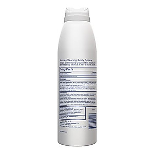 Differin Acne Body Spray, Acne Treatment with Salicylic Acid by the makers of Differin Gel, 360 Formula for Back Acne, Chest and Shoulders, 6 oz