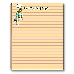 Stonehouse Collection Funny To Do List Notepads Assorted Pack - 4 Pads For Your Lists - Office Notepads - USA Made (Funny Pack)