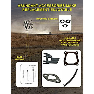 Huayi P19-1 Gas Generator Carburetor Kit OEM for Predator Champion Honda Generac 3500 4000 3000 4500 4375 3550 3650 GP 3250 3300 Watt etc. Powered by 196cc 208cc 212cc 224cc