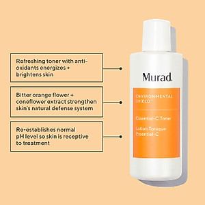 Murad Essential-C Toner - Environmental Shield Hydrating Toner Replenishes Moisture - Refreshing Facial Toner, 6 Fl Oz