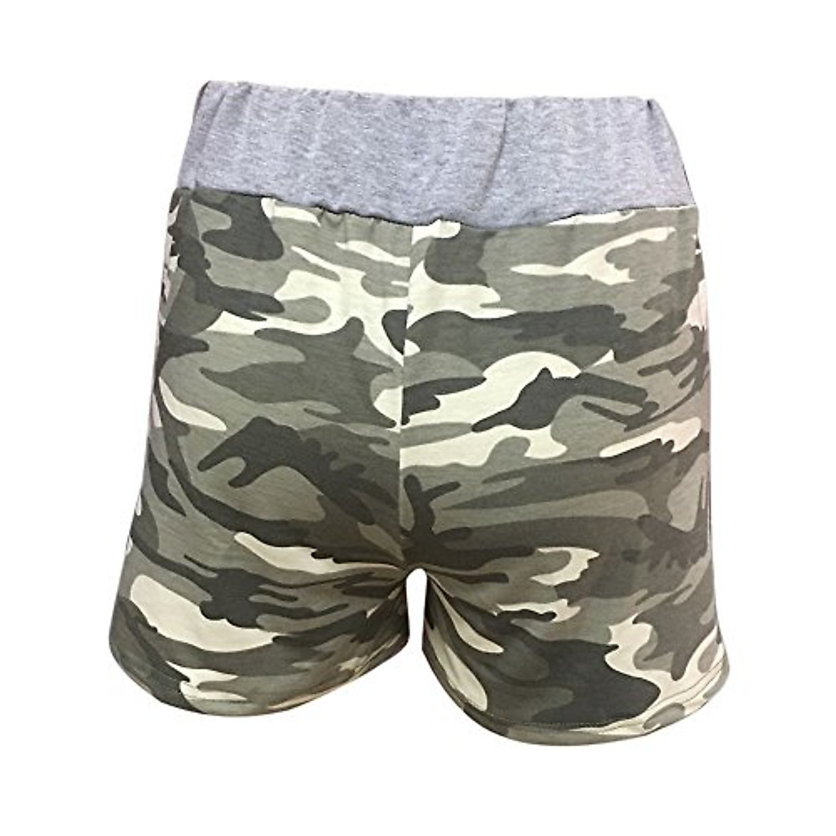 Hot Sale Drawstring Shorts, Thenlian Lady Summer Camouflage Workout Yoga Hot Shorts Casual Shorts(S, Green )