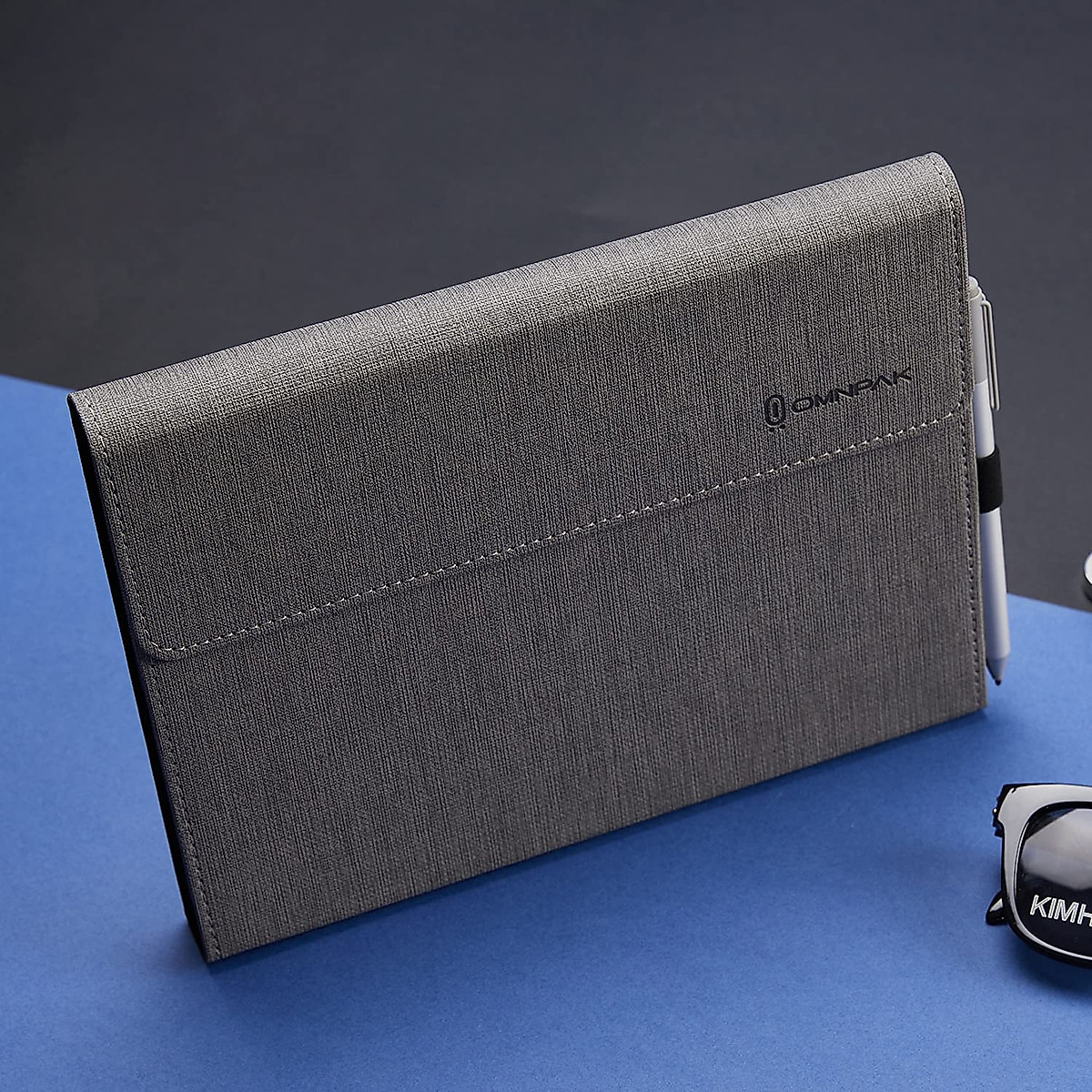 Omnpak Protective Case for Surface Go 4 2023/Go 3 2021/Go 2 2020/Go 2018 with Stylus Holder, Multiple Angle Slim Lightweight Cover, Compatible with Type Cover Keyboard（Keyboard Not Included）