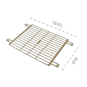 Home-X Fridge Organizer Clip-on Bottle Shelf, Refrigerator/Freezer Wine Storage Rack