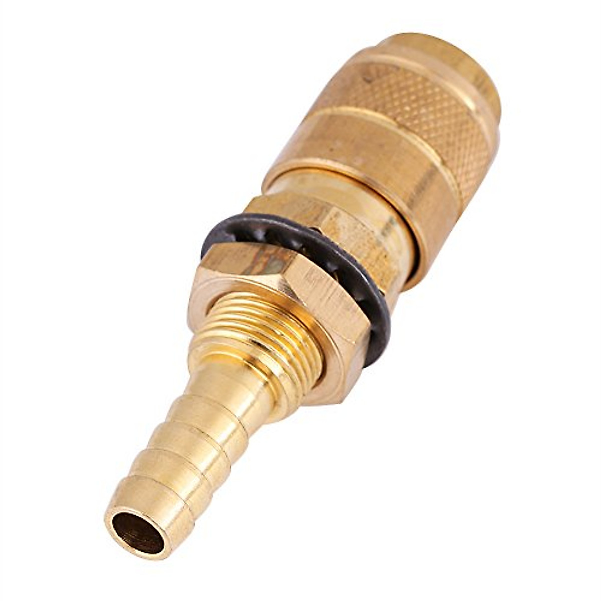 Akozon Water Cooled & Gas Adapter Quick Hose Connector Fitting for MIG TIG Welder Torch(Brass)