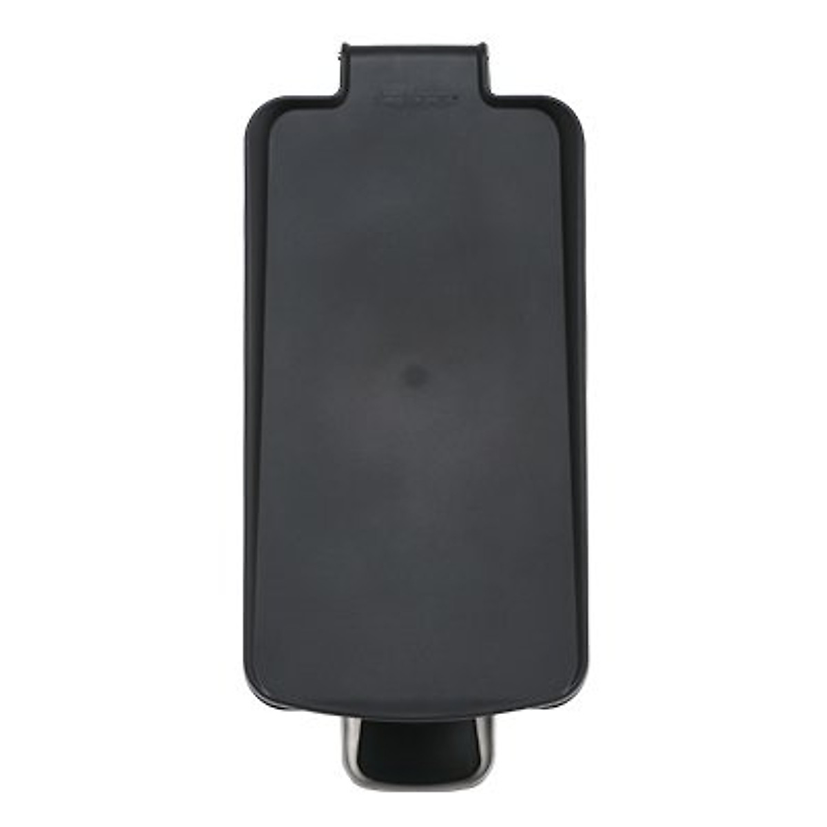 simplehuman 10 Liter / 2.6 Gallon Bathroom Slim Profile Trash Can, Brushed Stainless Steel with Plastic Lid