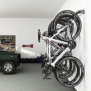 FLEXIMOUNTS 6-Bike Storage Rack for Garage, Heavy-Duty Wall Mount Hanger for Home & Garage, Holds Up to 300lbs