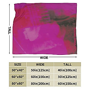My Bloody Valentine Loveless Ultra Soft Throw Blanket Flannel Fleece All Season Light Weight Living Room/Bedroom Warm Blanket 80"X60"