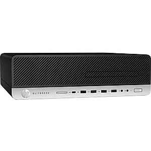 HP EliteDesk 800 G5 - SFF - Intel Core - 9th Gen - i5-9600 - 256GB SSD - 16GB RAM - 3.1GHz - Intel UHD 630 - Windows 11 Pro 64-bit (Renewed)