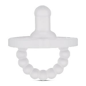 Ryan & Rose Cutie PAT Pacifier Teether (Stage 1, Clear)