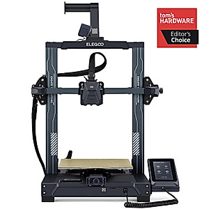 ELEGOO Neptune 3 Pro FDM 3D Printer with Auto Bed Leveling, Dual-Gear Direct Extruder, Dual Lead Screw Drive, Removable Capacitive Screen, 8.85x8.85x11in Large Printing Size