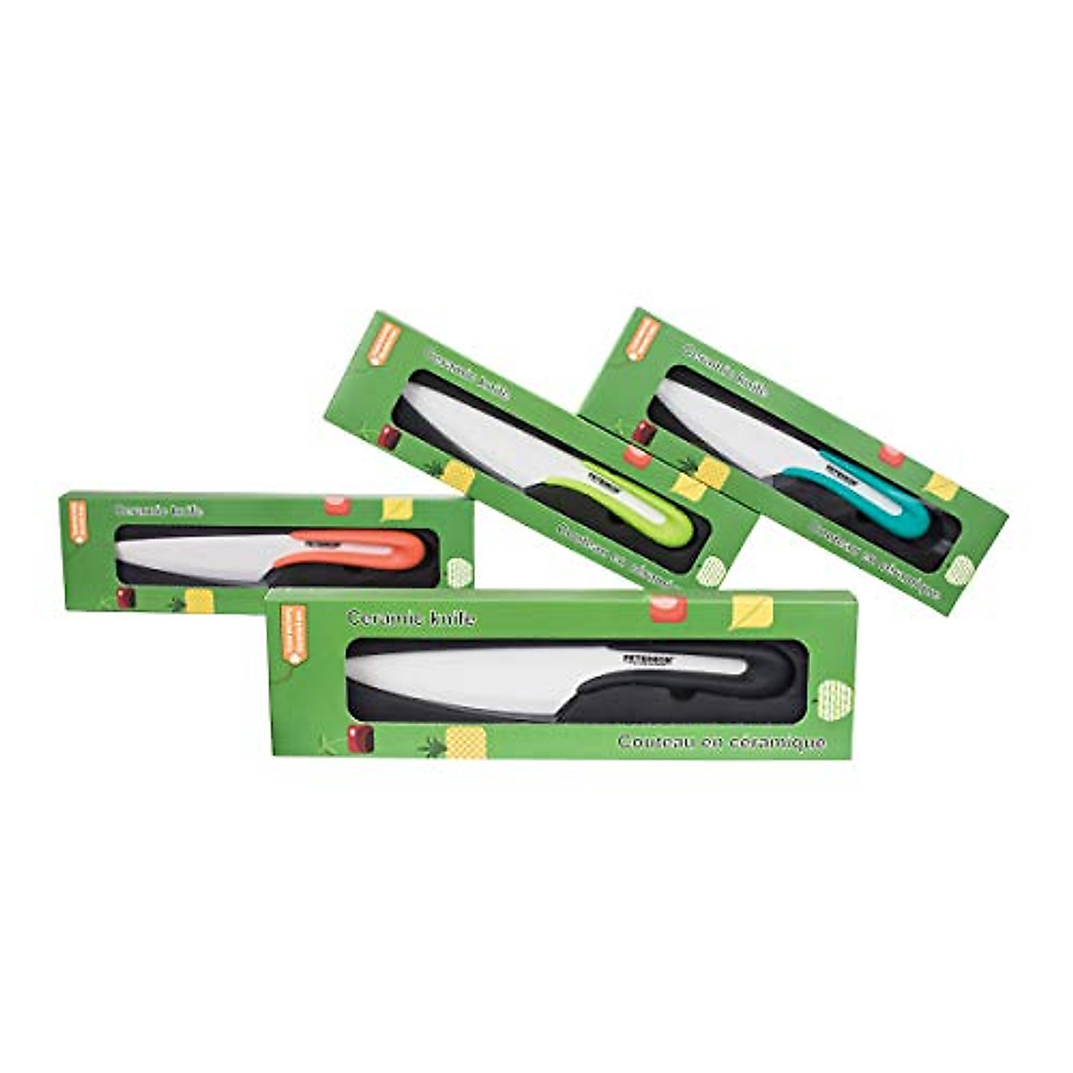 Peterson Housewares 5" Ceramic Knife Color: Green