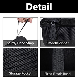 Aenllosi Hard Case Replacement for Andis 04710/04603/04775 Go Professional Outliner II Square Blade Trimmer (only case) Black