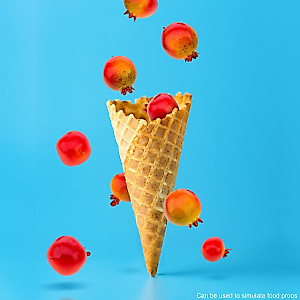 Meiwlong 26 PCS Fake Mini Foam Pomegranate Artificial Realistic Lifelike Fruits Indoor Home House Kitchen Supermarkets Decoration Autumn Festival Party Photography Props