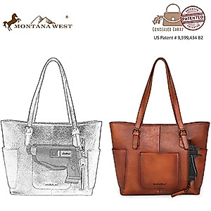 Montana West Purses and Handbags Genuine Leather Purses for Women Hobo Bags Shoulder Tote Purse MWG04-G9068BR