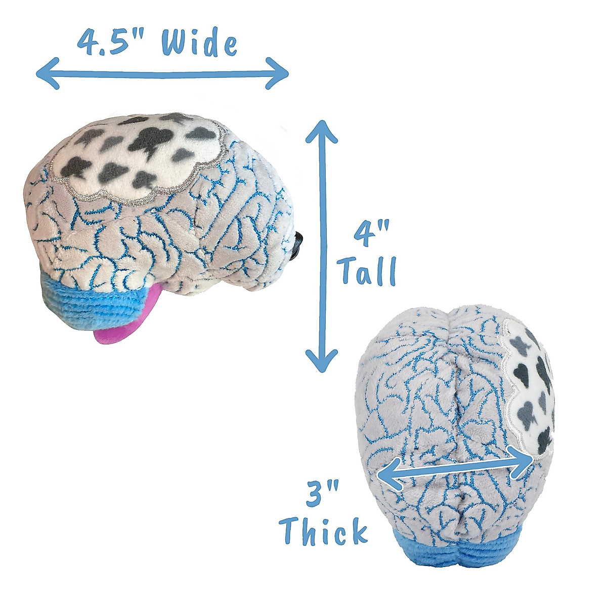 GIANTmicrobes Depression Plush, Depression Gifts, Emotional Support Stuffed Animal, Mental Health Matters, Mental Health Awareness Gifts, Emotional Support Gifts, Psychiatrist Gift, Psychology Gifts