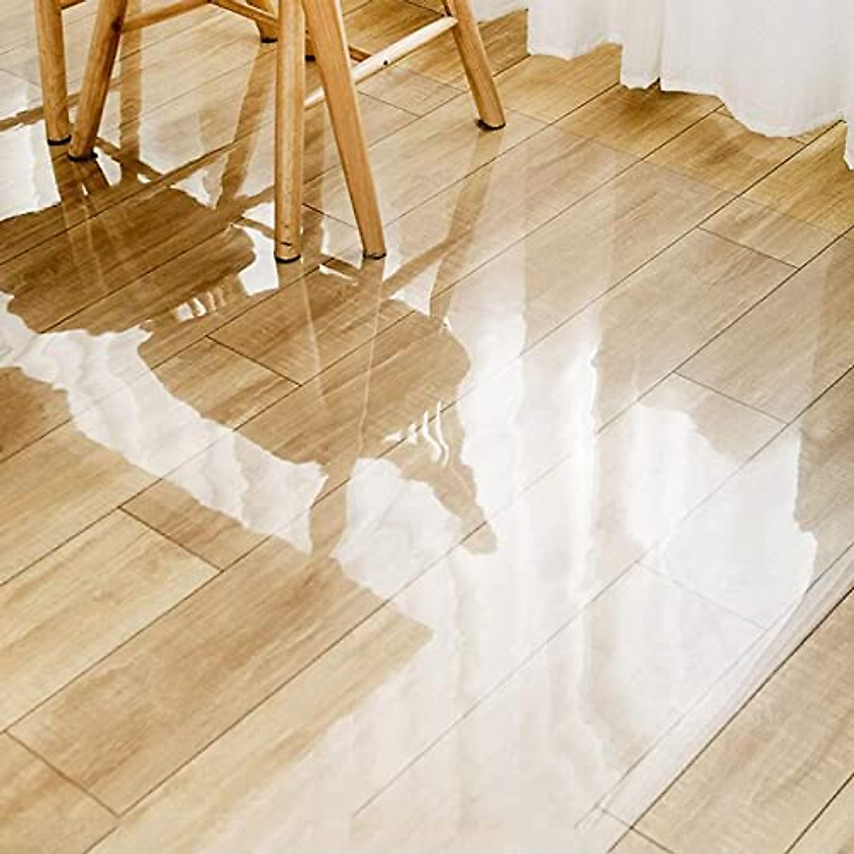 Clear PVC Desk Chair Mat 1.5mm Vinyl Floor Protector Mat,Chair Mat-PVC Transparent Non-Slip Durable Floor Protector Mat for Office Home Hard Floor Carpet Hallway Hardwood Floors Mat Protect Pad,60/80