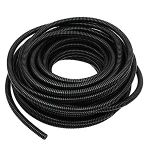 ESUPPORT 3/8 Inch 20 Feet Split Loom Wire Flexible Tubing Conduit Hose