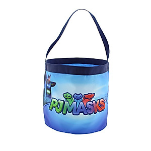 Disney PJ Masks Boys Girls Collapsible Gift Basket Bucket Gift Tote Bag (One Size, Blue)