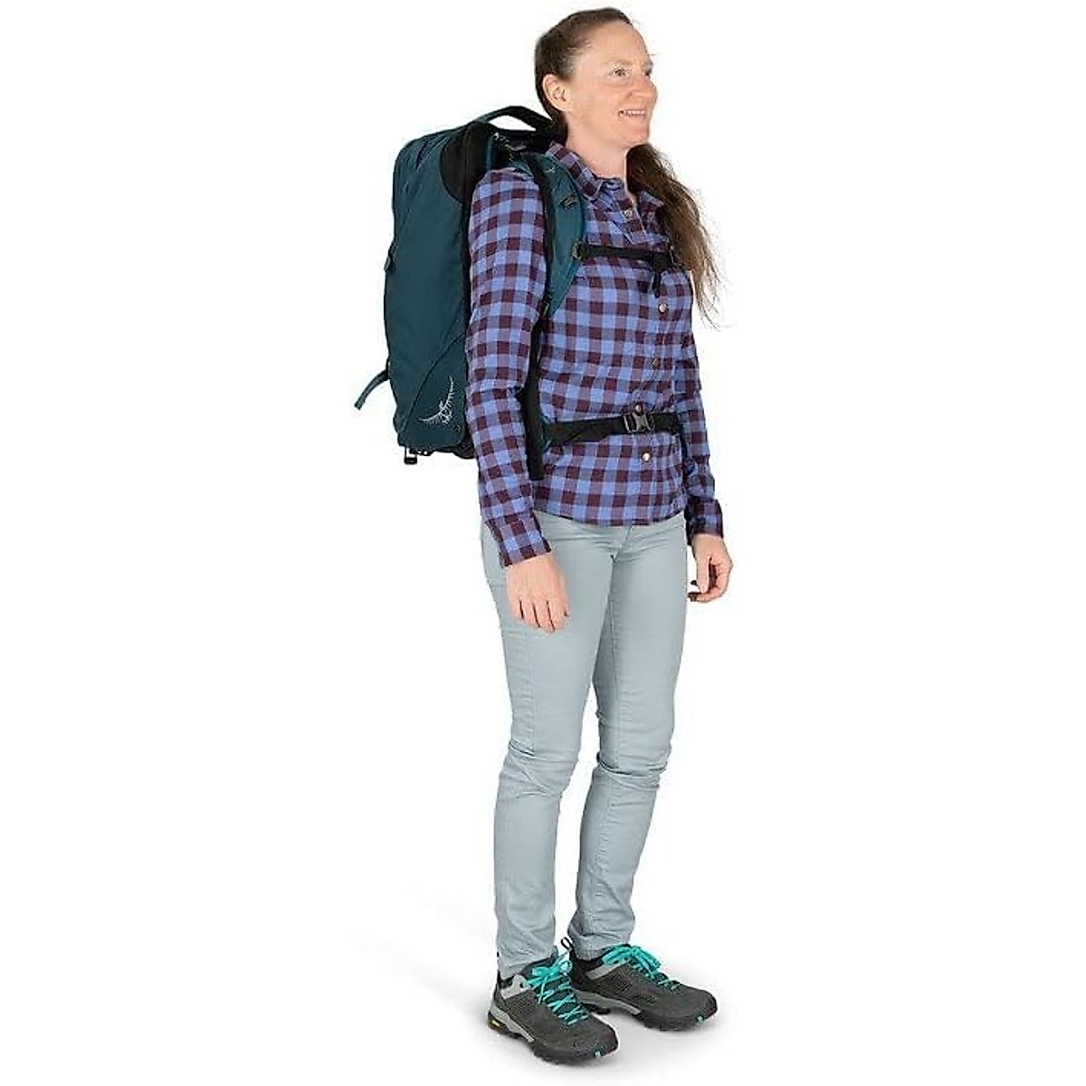 Osprey Fairview 36 Women's Wheeled Travel Backpack, Night Jungle Blue (10003702)