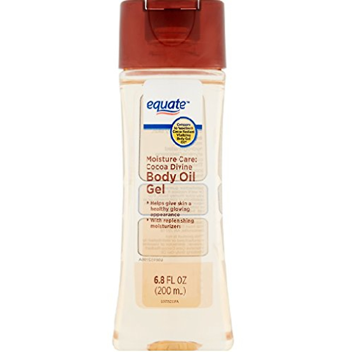 Equate Moisture Care Cocoa Divine Body Oil Gel, 6.8 fl oz (Pack of 2)
