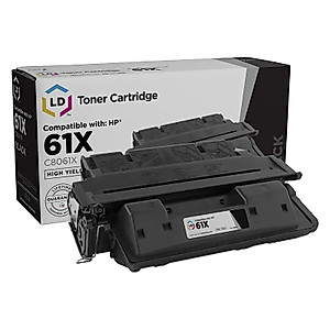 LD Remanufactured Toner Cartridge Replacement for HP 61X C8061X High Yield (Black)
