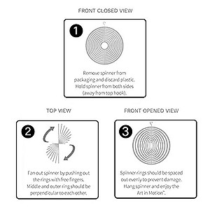 Hummingbird Wind Spinner Metal Garden Decor Outdoor 3D Stainless Steel Sculptures Kinetic Hanging Whirligigs Yard Art Decorations Backyard Indoor Patio Lawn Ornaments Clearance Sun Catcher Windmill