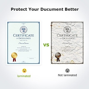 BONSEN A4 Laminating Pouches, 100-Pack, 9 x 11.5 Inches, 3-Mil, Gloss Laminator Pouches, Clear and Durable Laminating Pouches, Strong for Long Lasting Documents (LP3102)