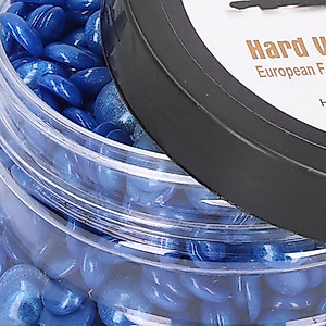 Hard Wax Bean, Depilatory Wax Bead 8.8oz Pearly Lustre Compact Professional Portable for Home for Face Underarm for Legs Bikini Area(Pearly Chamomile)