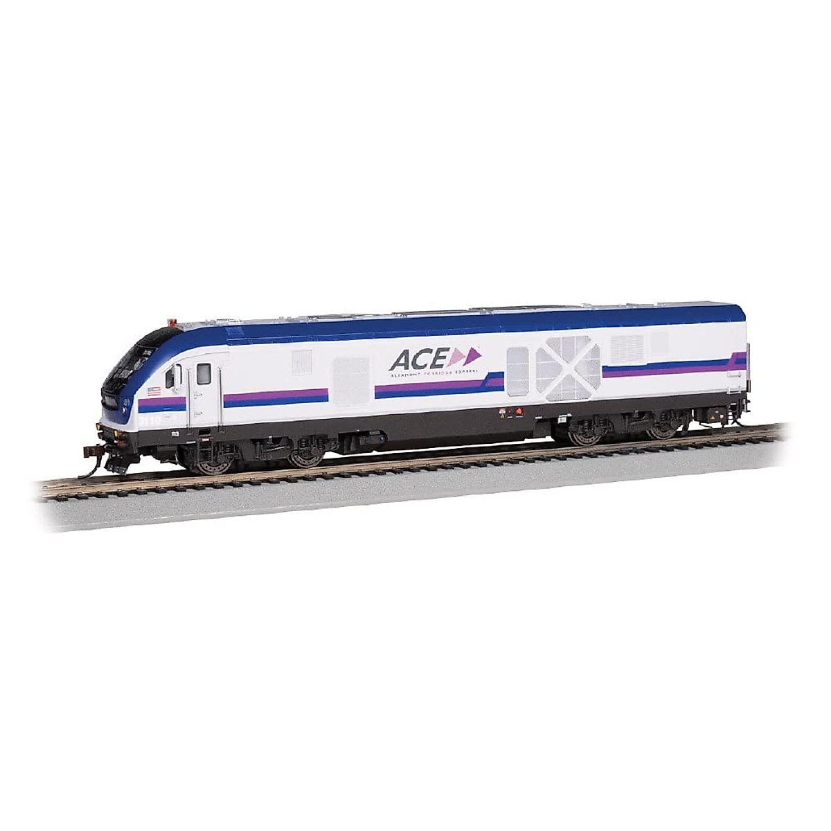 Bachmann Trains - SC-44 Charger Diesel Electric Locomotive with DCC Sound On Board - Altamont Corridor Express (ACE®) #3110 - HO Scale