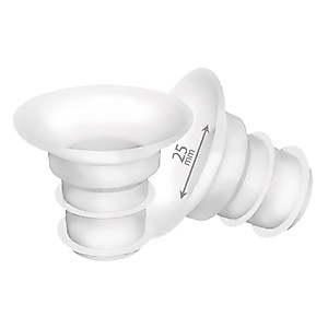begical Flange Inserts 25mm Compatible with Spectra/Motif Luna/Elvie/Willow/Ameda MYA 28mm Breast Shields also fit Medela/momcozy/tsrete 27mm flange