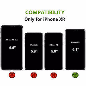 iCoverCase iPhone XR Wallet Case, iPhone XR Case with Card Slots Holder and Wrist Strap PU Leather Kickstand Double Magnetic Clasp Shockproof Cover Case for iPhone XR 6.1 Inch (Blue)