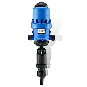 NEWTRY 1%-10% Fertilizer Injector for Drip Irrigation, Adjustable Water Powered Dosing Pump, 3/4" NPT