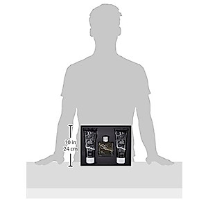 Ocean Pacific Black 3 Piece Eau De Toilette Gift Set for Him