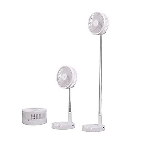Fly Kan Retractable folding remote control desktop fan, USB table fan, portable remote control fan, suitable for office, home, outdoor camping, etc.