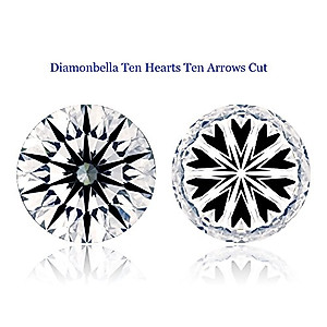 10 Hearts & Arrows 81 Facets 2 Ct Pave Black & White Simulated Diamond Ring 925 Silver Platinum Plated RSPIRALBW-100