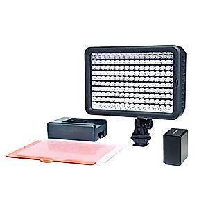 PANASONIC LUMIX GH5 Mirrorless Camera with 12-60mm Lens (DC-GH5LK), 2X 64GB Memory Cards, 2X Spare Battery, Professional Video LED Light, Accessory Bundle (Renewed)