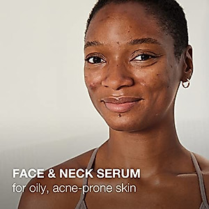 Neutrogena Stubborn Texture Resurfacing Serum With 10% Niacinamide & 4% Neoglucosamine designed for Acne-Prone, Improves Uneven Skin Tone & Refines Texture, Fragrance-Free, 1 fl. oz