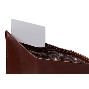 Bellroy Note Sleeve, Slim Leather Wallet, RFID Editions Available (Max. 11 Cards and Cash) - Cocoa