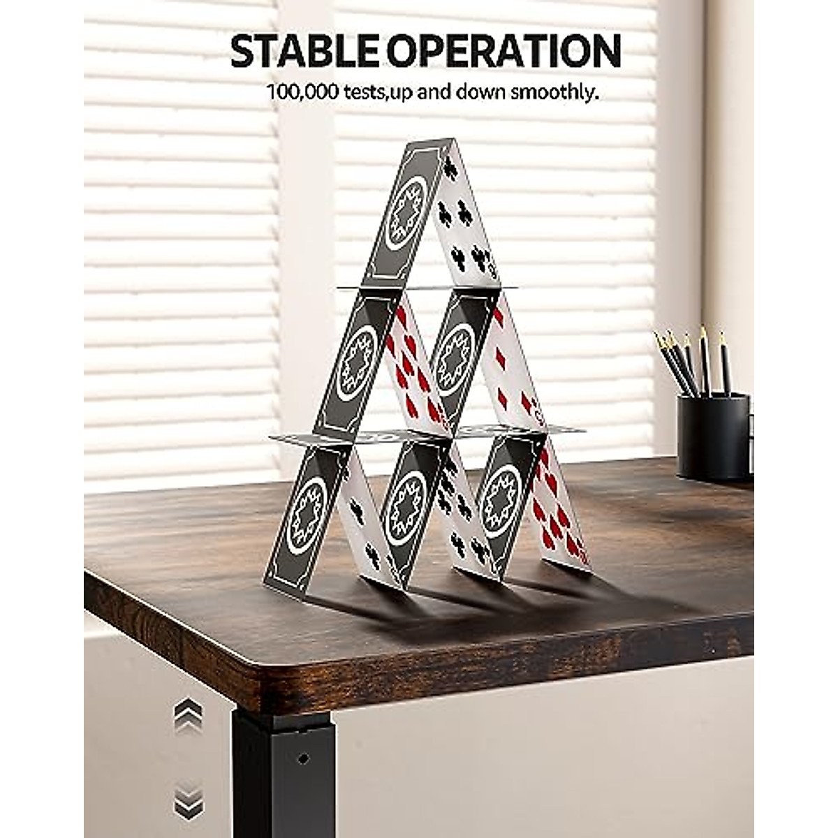 SIAGO Electric Standing Desk Adjustable - 48 x 24 Inch Sit Stand Desk with Cable Management - 3 Memory Preset Stand up Computer Table Desks for Home Office Work