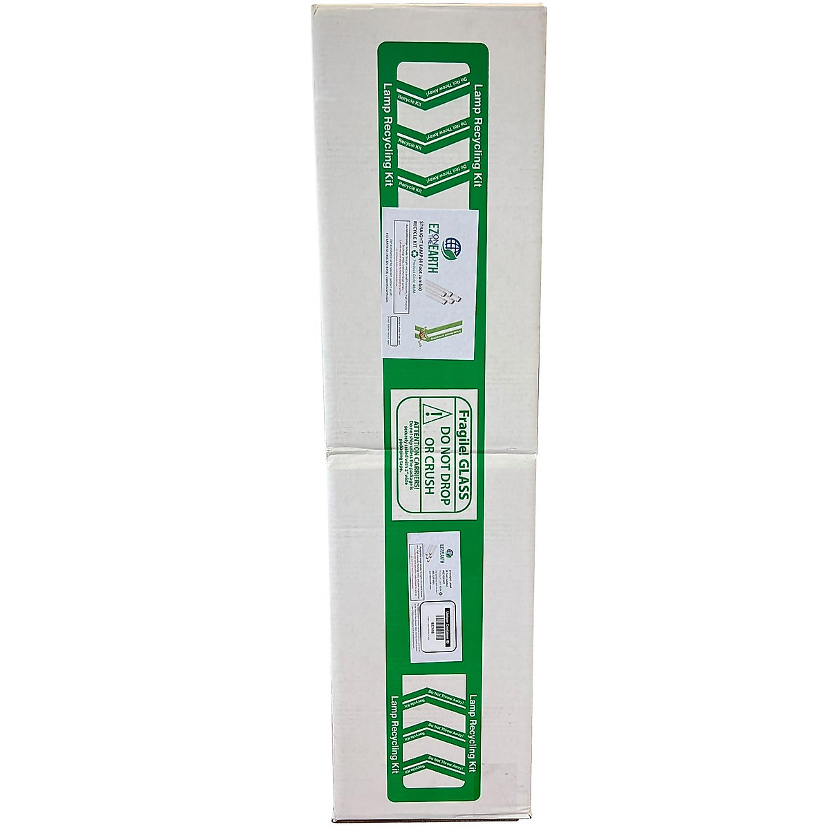 EZ on the Earth - Recycling Box for Straight Lamps – Prepaid | Mail back Recycle Kit That Holds up to 61 x T12 Tube Lights or 132 x T8 Fluorescent Tubes - Model 40JM (4 Foot Jumbo)